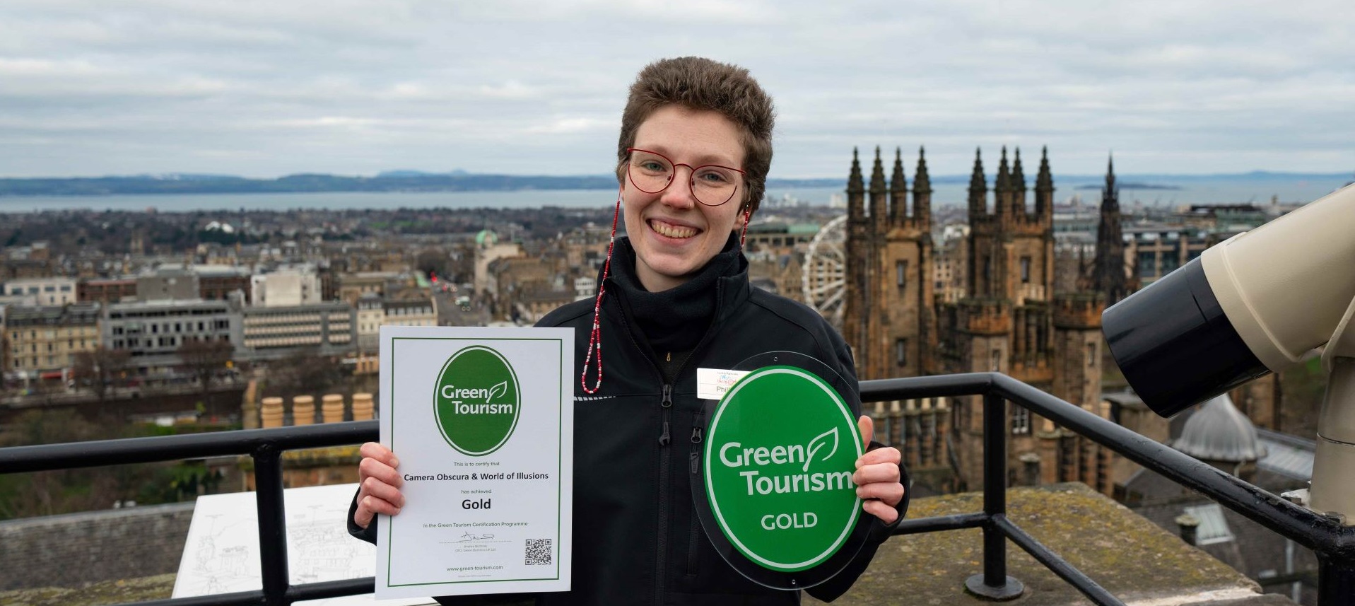 Camera Obscura achieves Green Tourism Gold Award - Camera Obscura and ...